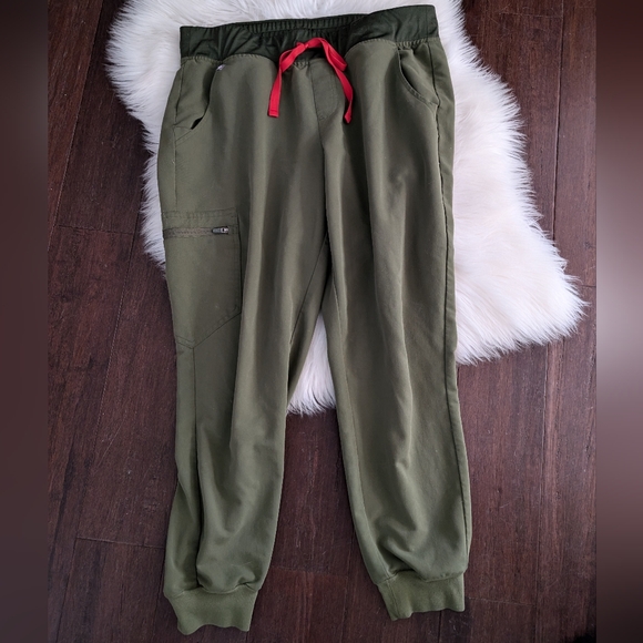 Figs | Pants & Jumpsuits | Figs Dark Olive Green Zamora Joggers Scrubs ...